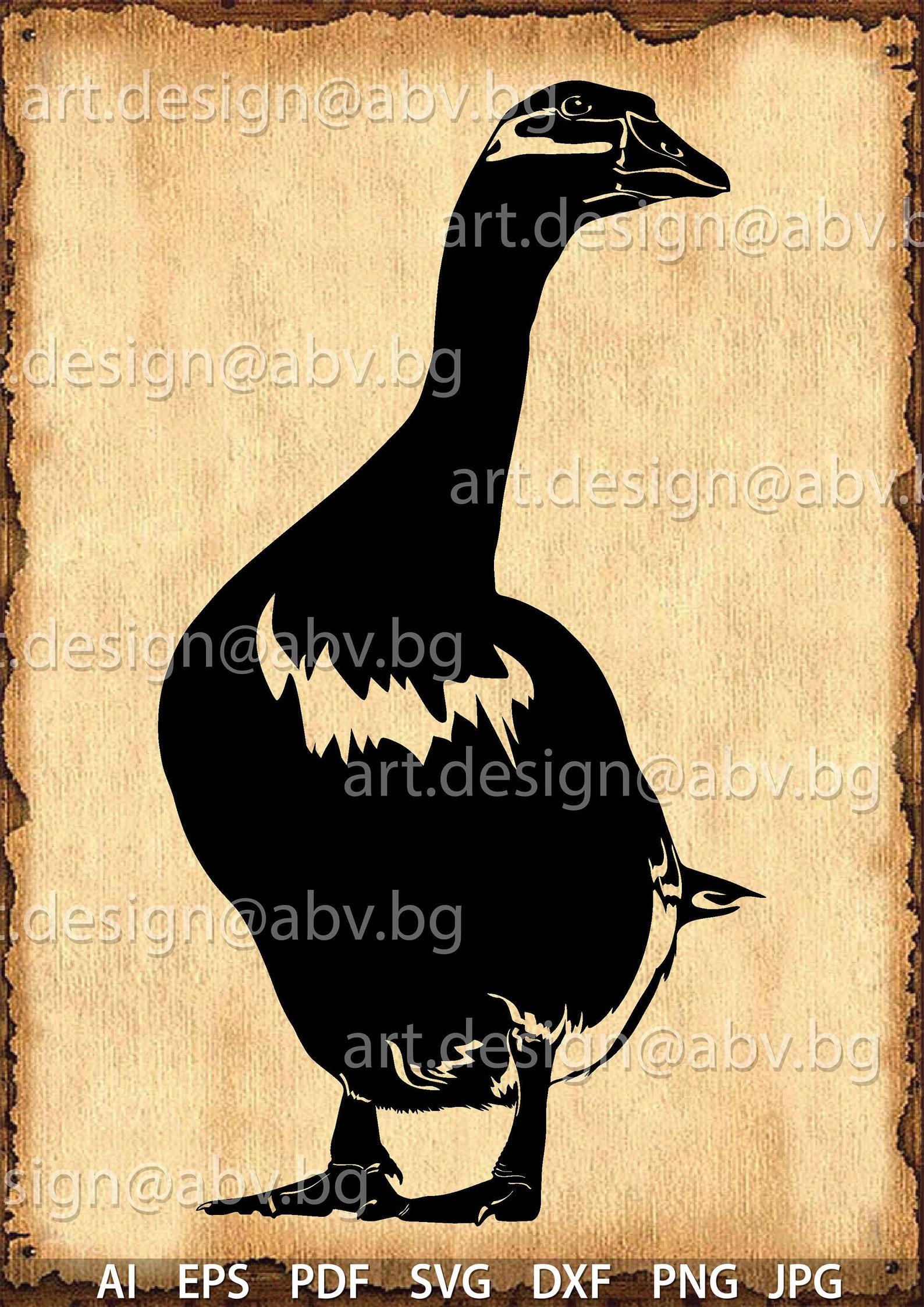 Vector GOOSE AI Eps Pdf Png Svg Dxf Jpg Image Graphic - Etsy