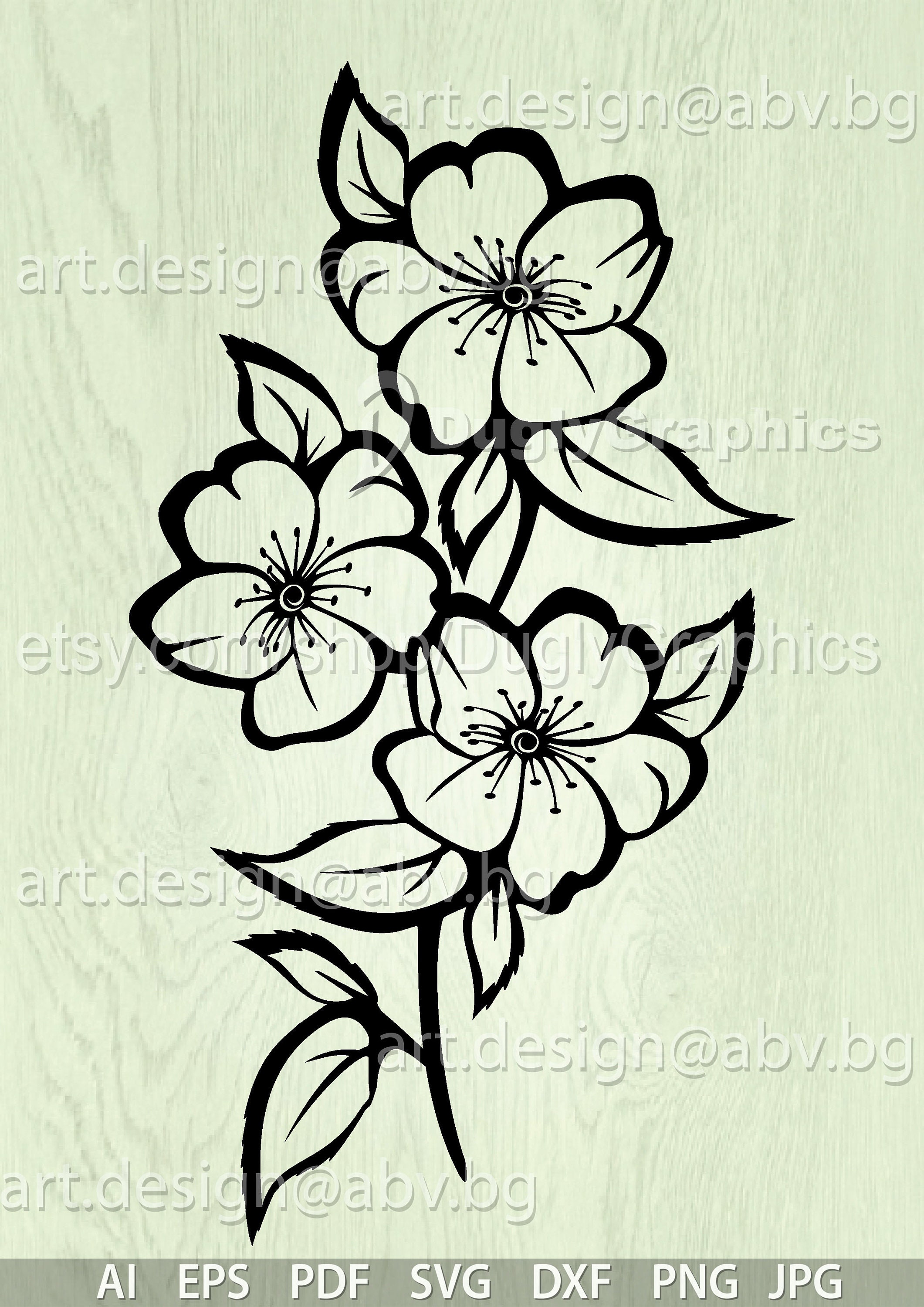Vector WILD PRAIRIE ROSE, Ai, Eps, Png, Pdf, Svg, Dxf, Jpg Download ...