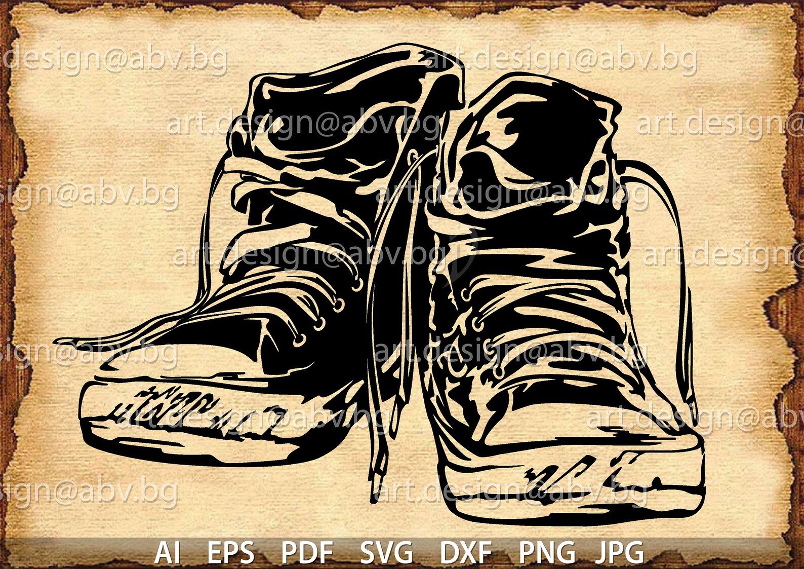 Vector OLD SNEACKERS Shoes AI Eps Pdf Svg Dxf Png Jpg | Etsy