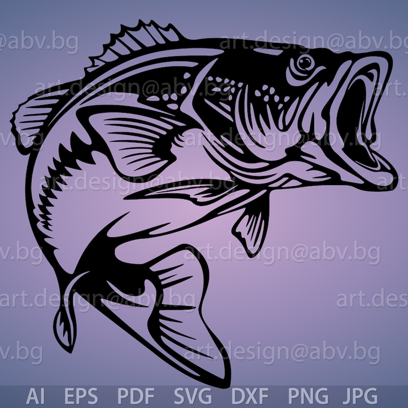 Large Fish Stencil - Etsy