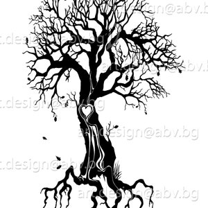 Vector OAK TREE, AI, Eps, Pdf, Svg, Dxf, Png, Jpg Image Graphic Digital ...