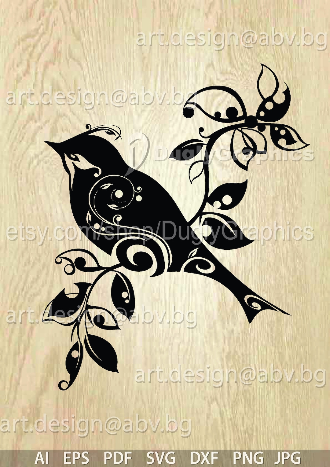 Vector BIRD, AI, Eps, Pdf, SVG, Dxf, Png, Jpg Download, Digital Image ...