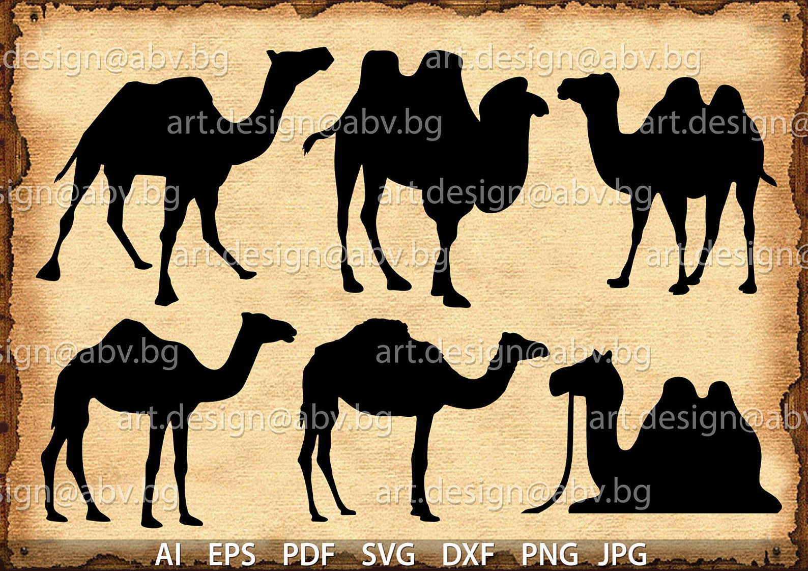 Vector CAMEL AI Eps Pdf Svg Dxf Png Jpg Download - Etsy