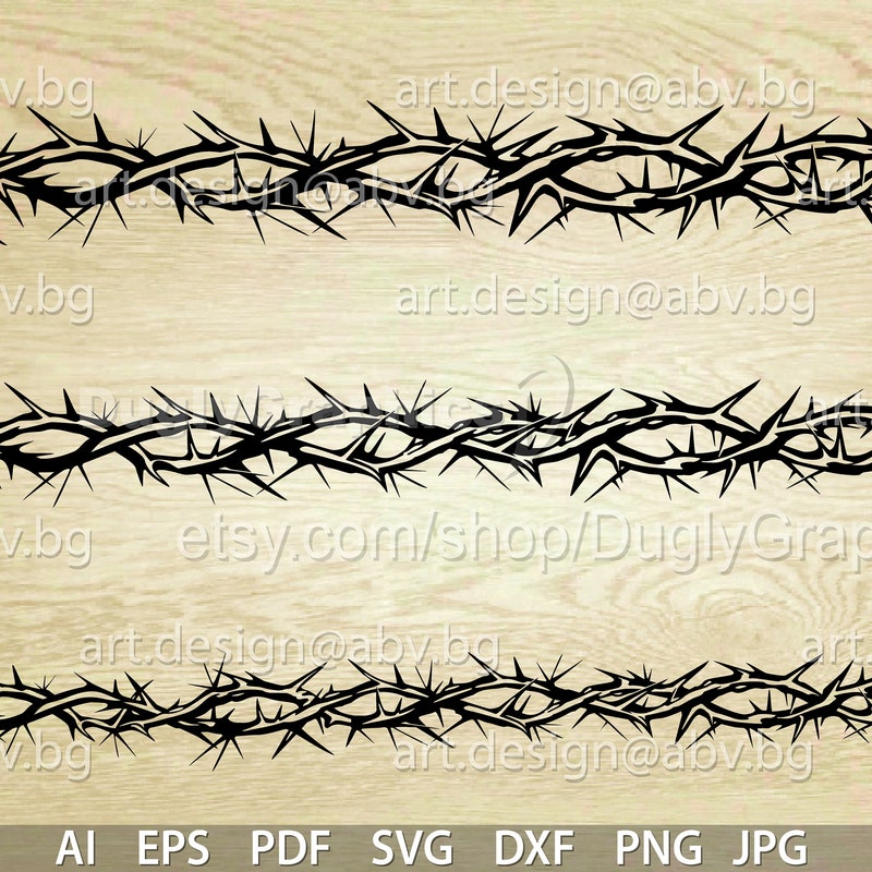 Black Thorn Drawing - Etsy