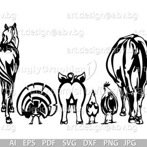 Vector ANIMAL FARM Back, Ai, Eps, Pdf, Svg, Dxf, Png, Jpg Download ...