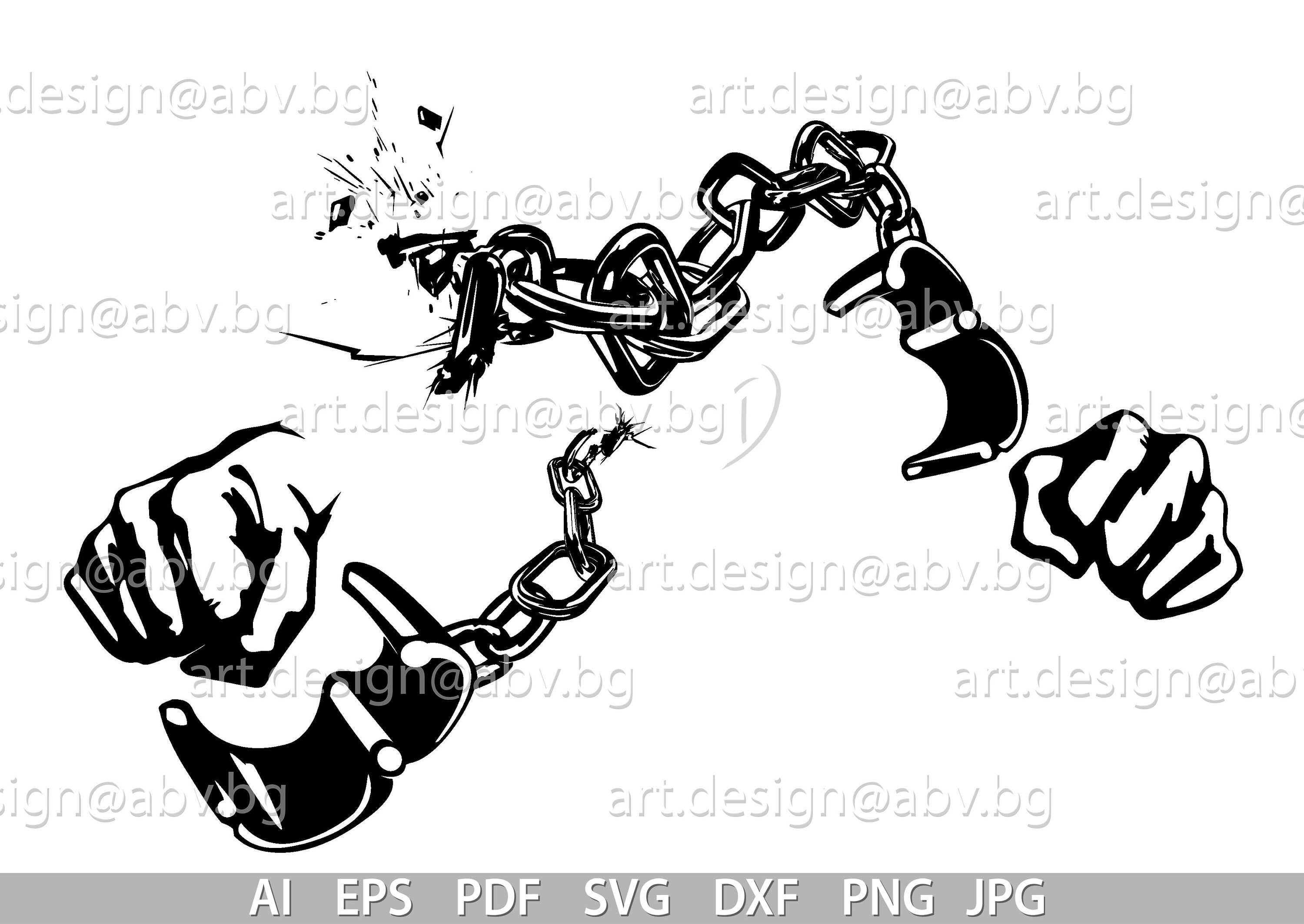 Broken Chains Hands