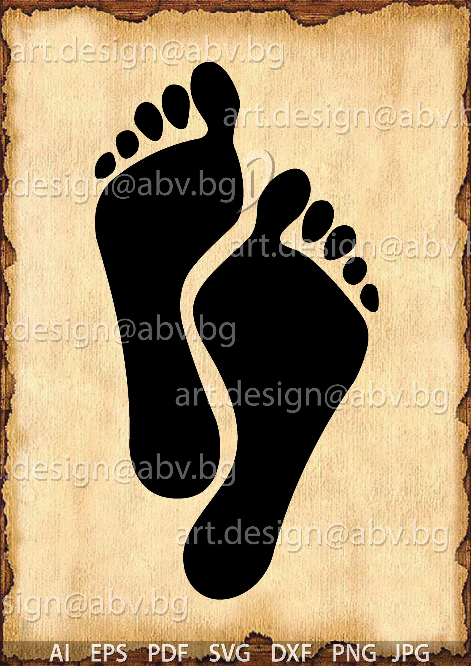 Vector HUMAN STEPS Ai Eps Pdf Svg Dxf Png Jpg Download | Etsy