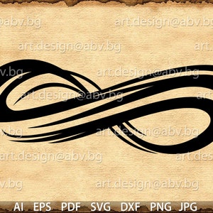Vector INFINITY AI Eps Pdf Svg Dxf Png Jpg Download - Etsy