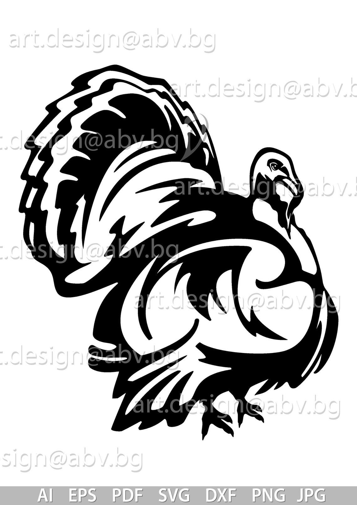 Vector TURKEY AI PNG Eps Pdf Svg Dxf Jpg Download | Etsy