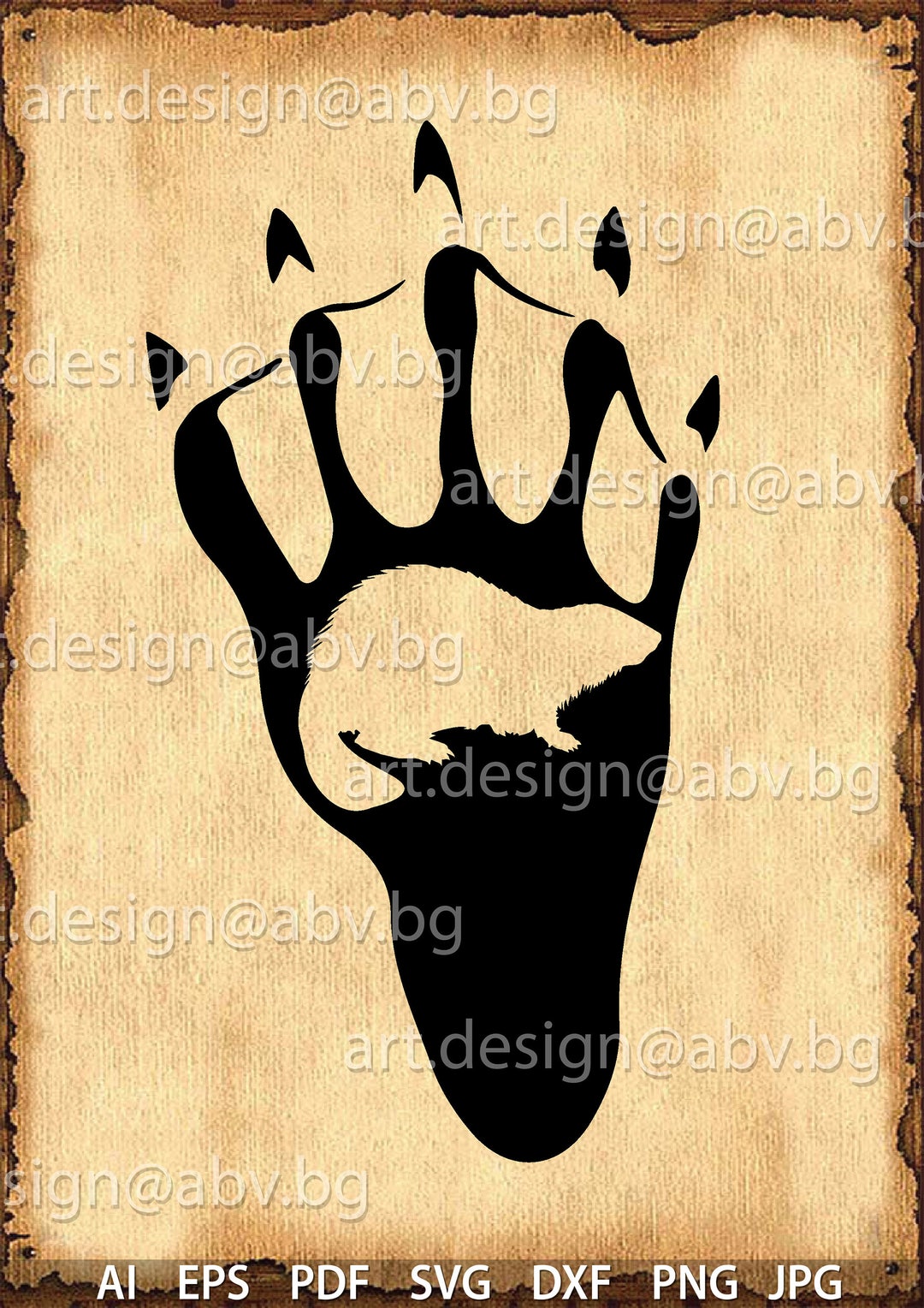 Vector STEP BEAVER, Hind Leg, AI, Eps, Pdf, Png, Svg, Dxf, Jpg Image ...