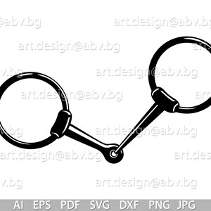 Vector SNAFFLE BIT, Horse, AI, Eps, Png, Pdf, Svg, Dxf, Jpg Download ...