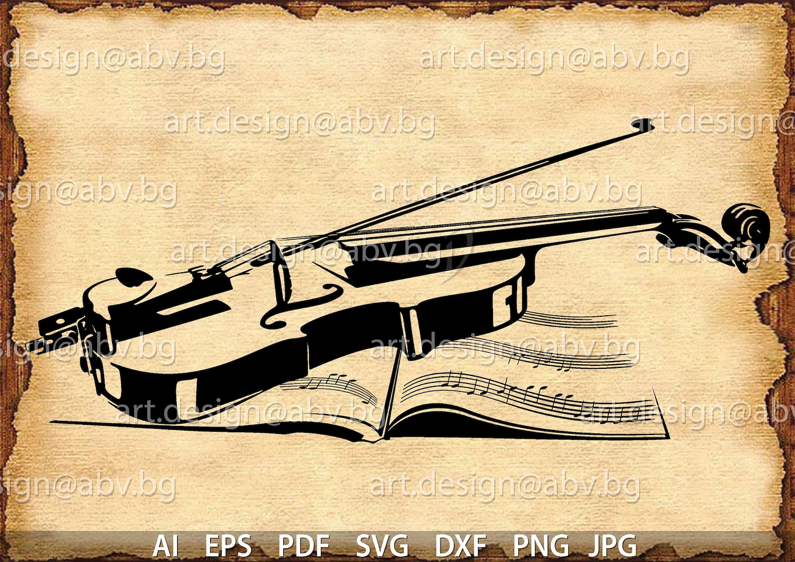 Vector VIOLIN AI Epspng Pdf Svg Dxf Jpg Download - Etsy Canada