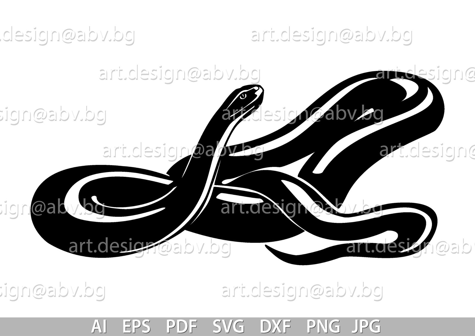 Vector SNAKE AI Png Eps Pdf Svg Dxf Jpg Download - Etsy