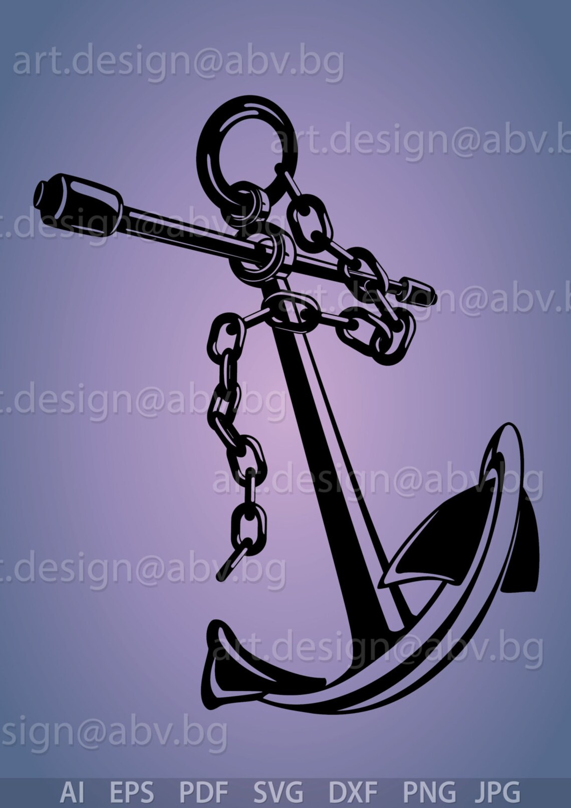 Vector ANCHOR AI Eps Pdf Png Svg Dxf Jpg Image Graphic - Etsy