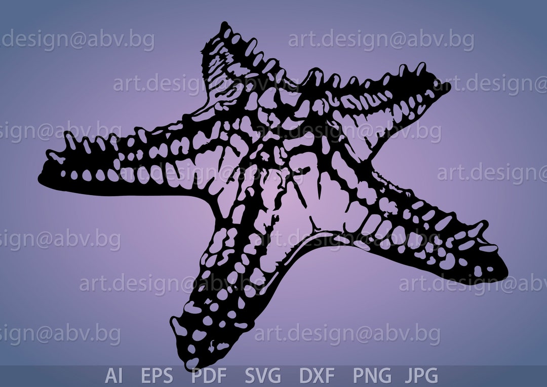Vector STARFISH, Download, AI, Eps, Pdf, Svg, Dxf, Png, Jpg Image ...