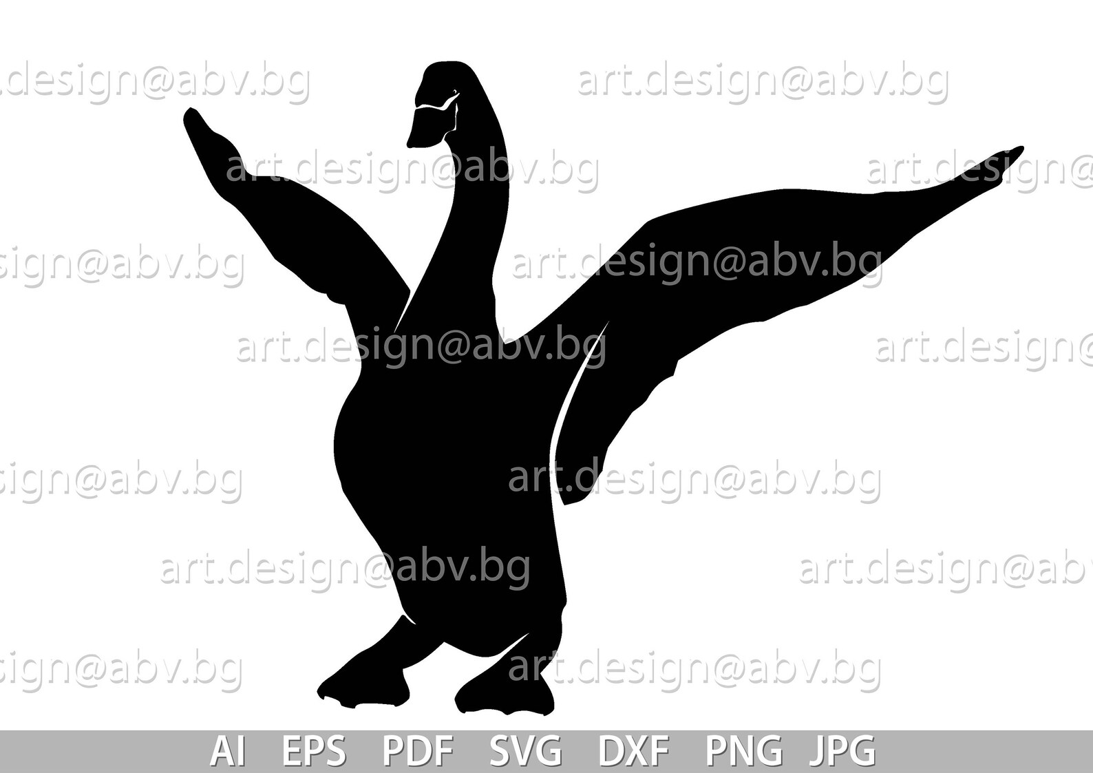 Vector GOOSE Duck AI Eps Pdf Svg Dxf Png Jpg Image - Etsy