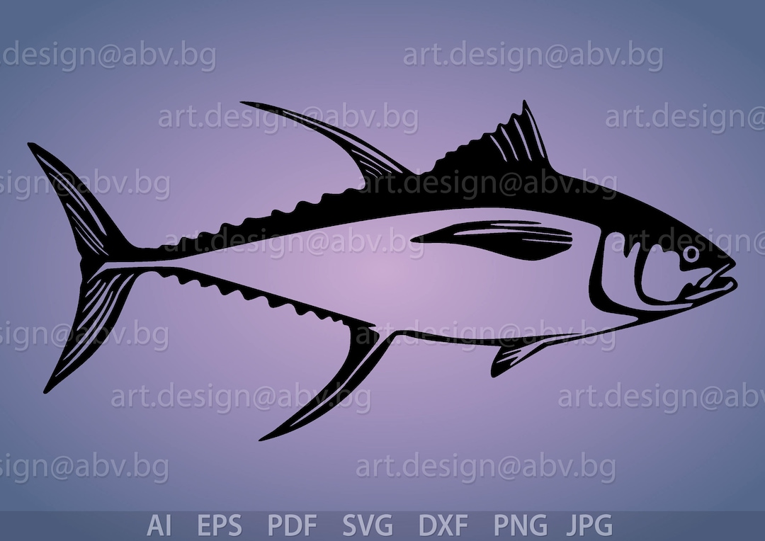 Vector TUNA FISH, AI, Eps, Pdf, Png, Svg, Dxf, Jpg Image Graphic ...