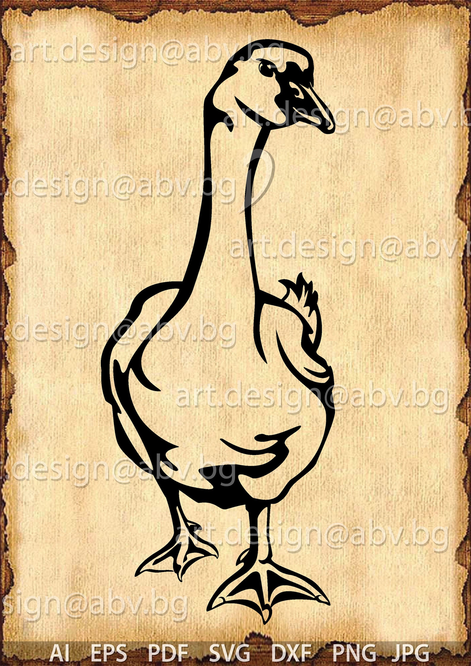 Vector GOOSE AI Eps Pdf Png Svg Dxf Jpg Image Graphic - Etsy