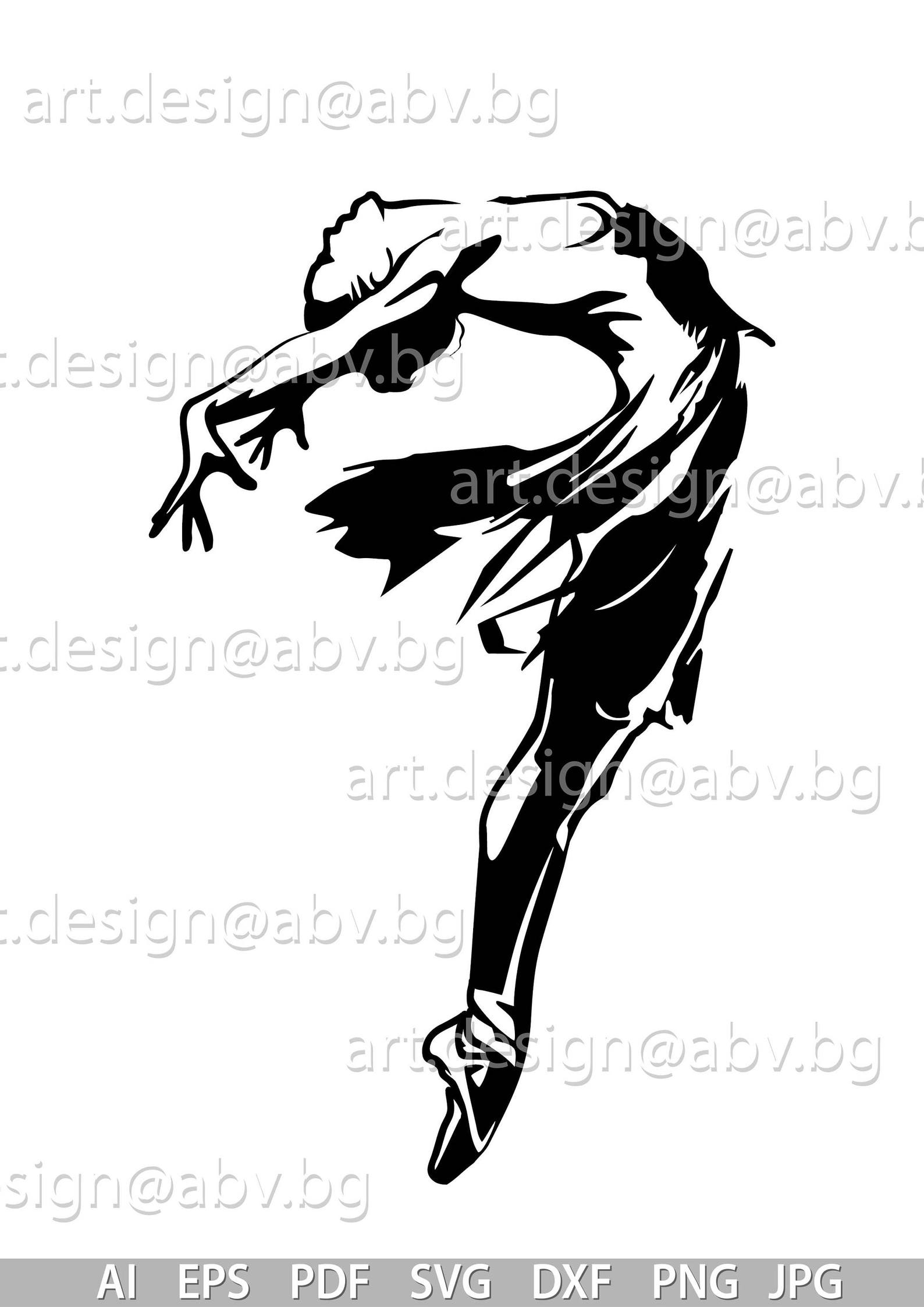 Vector DANCE AI Eps Png Pdf Svg Dxf Jpg Download Files - Etsy