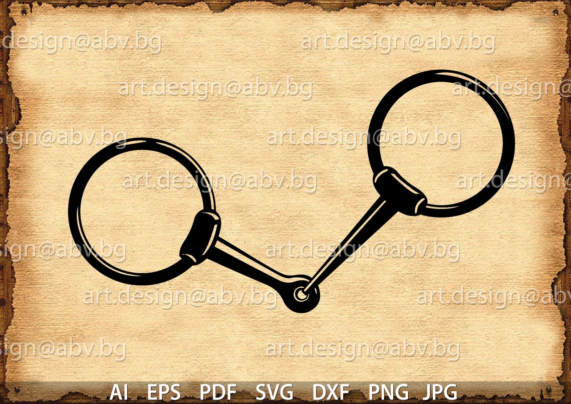 Vector SNAFFLE BIT Horse AI Eps Png Pdf Svg Dxf Jpg - Etsy