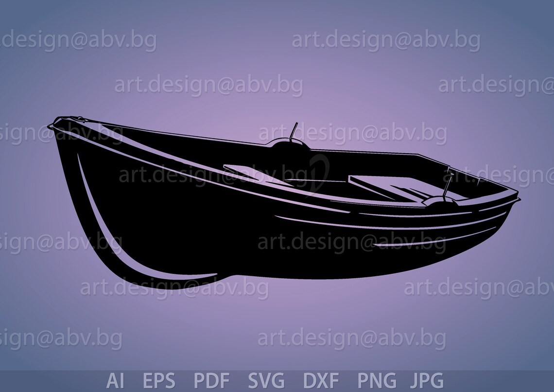 Vector BOAT Ai Eps Svg Dxf Pdf Png Jpg Download - Etsy