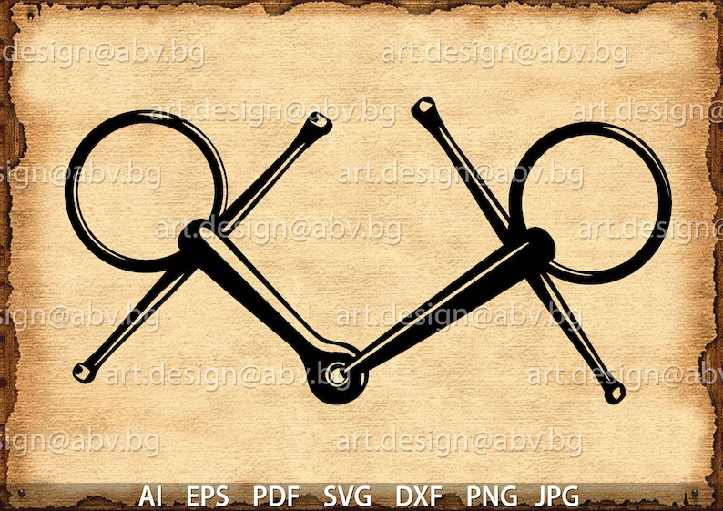 Vector SNAFFLE BIT Horse AI Eps Png Pdf Svg Dxf Jpg | Etsy