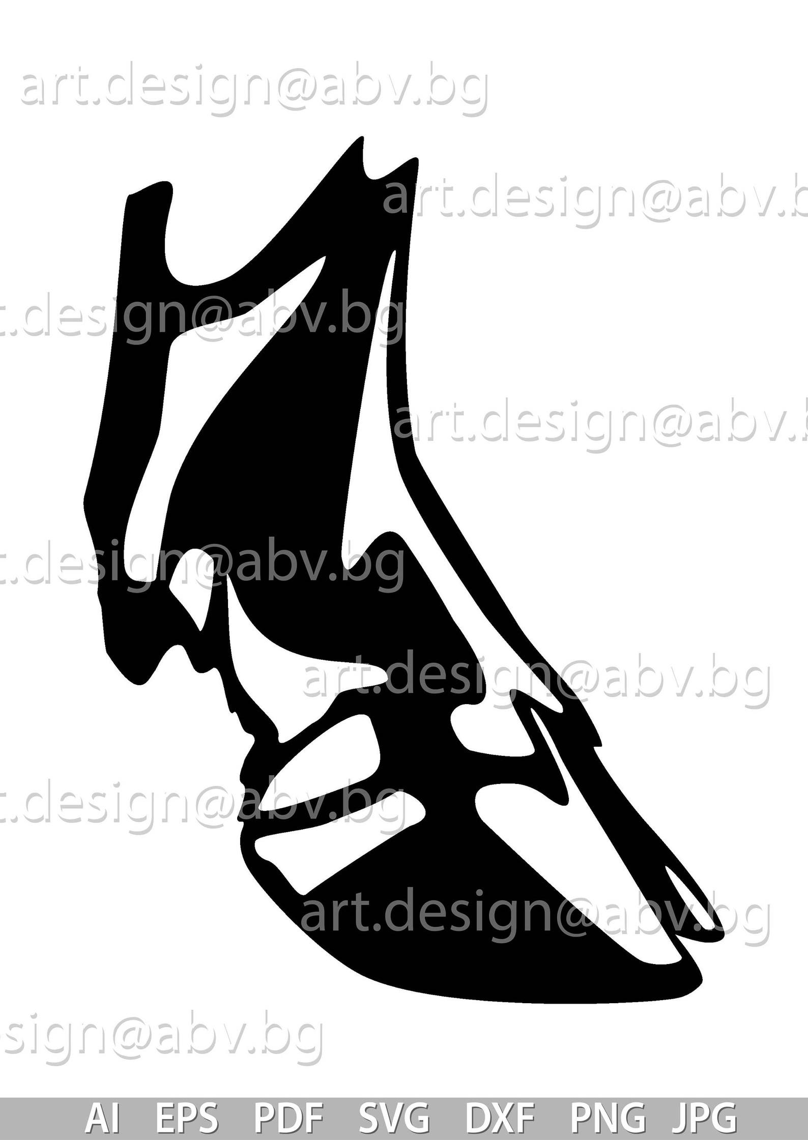 Vector COW HOOF AI Eps Png Pdf Svg Dxf Jpg Image - Etsy