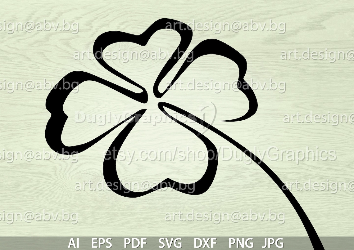Vector CLOVER AI Eps Pdf Svg Dxf Png Jpg Download - Etsy