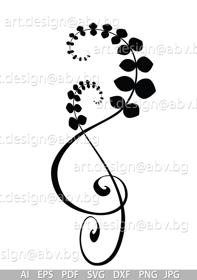 Vector TREBLE CLEF Music AI Eps Pdf Svg Dxf Png Jpg | Etsy
