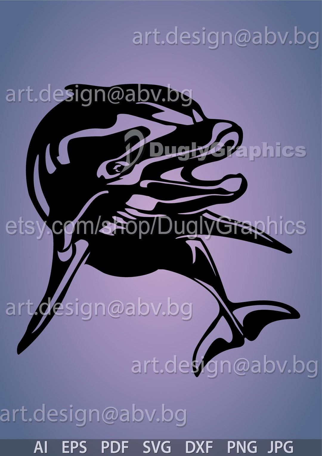 Vector DOLPHIN Smile, AI, Eps, Pdf, Png, Svg, Dxf, Jpg Image Graphic ...