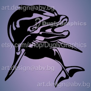 Vector DOLPHIN Smile, AI, Eps, Pdf, Png, Svg, Dxf, Jpg Image Graphic ...