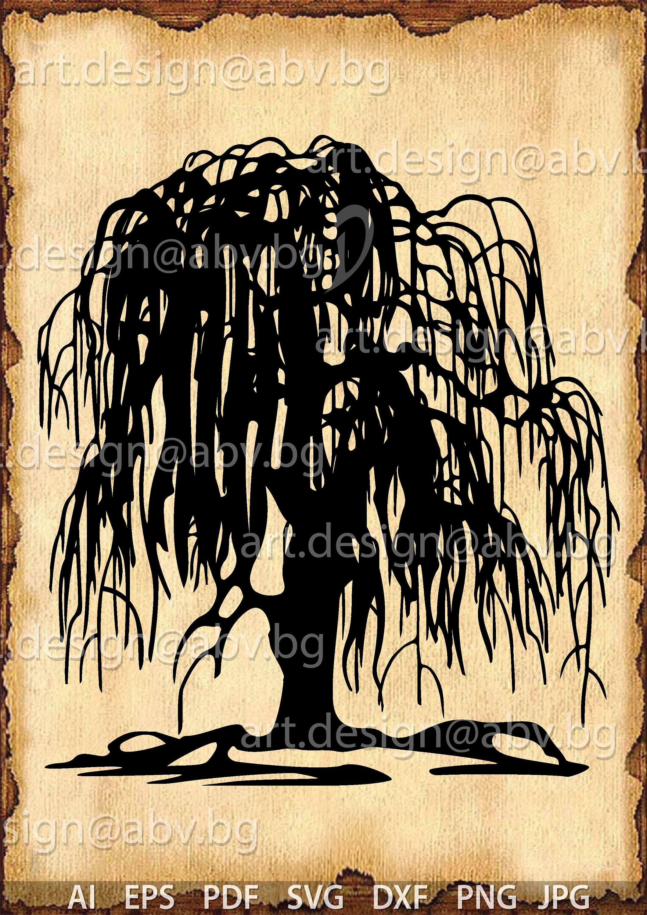 Weeping Willow Sign - Etsy