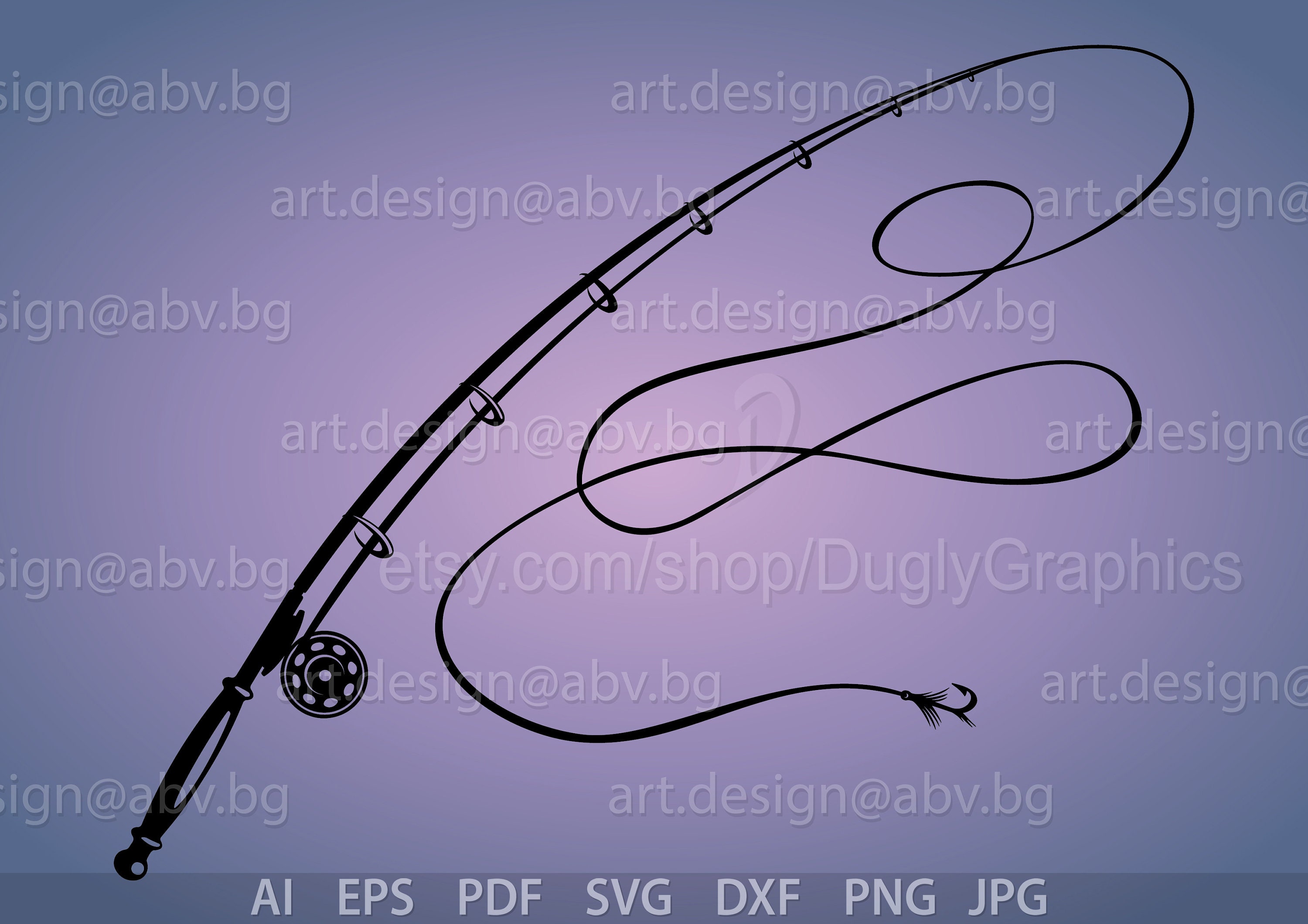 Fishing Pole Tattoos Designs