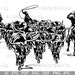 Cattle Drive Vector Art: Cowboys Herding Cattle (digital Download) - Etsy