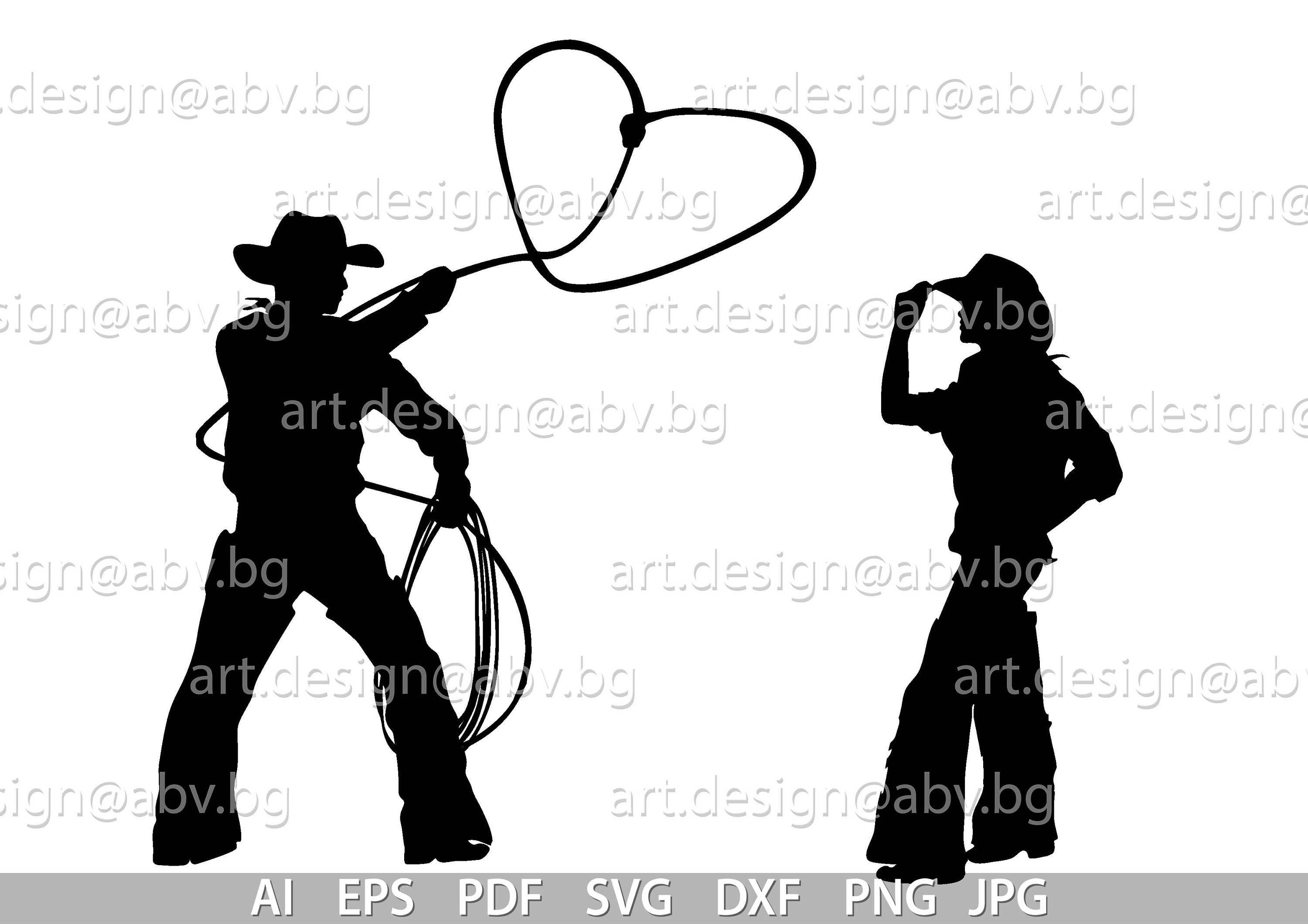 Vector COWBOYS LASSO Love Ai Eps Pdf Svg Dxf Png Jpg - Etsy Australia