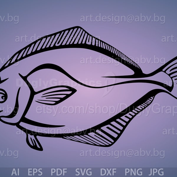 Drawing of Fish - Etsy