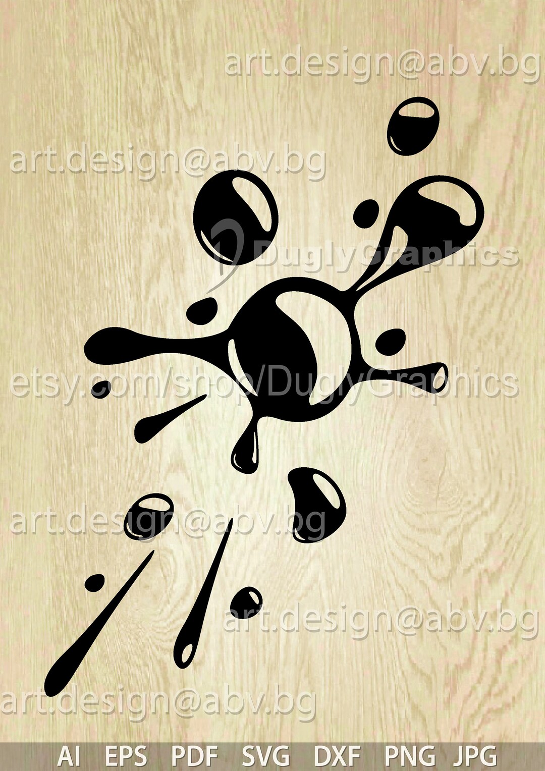 Vector DROPS, Download Files, Digital, Graphical, Svg, AI, Eps, Dxf ...