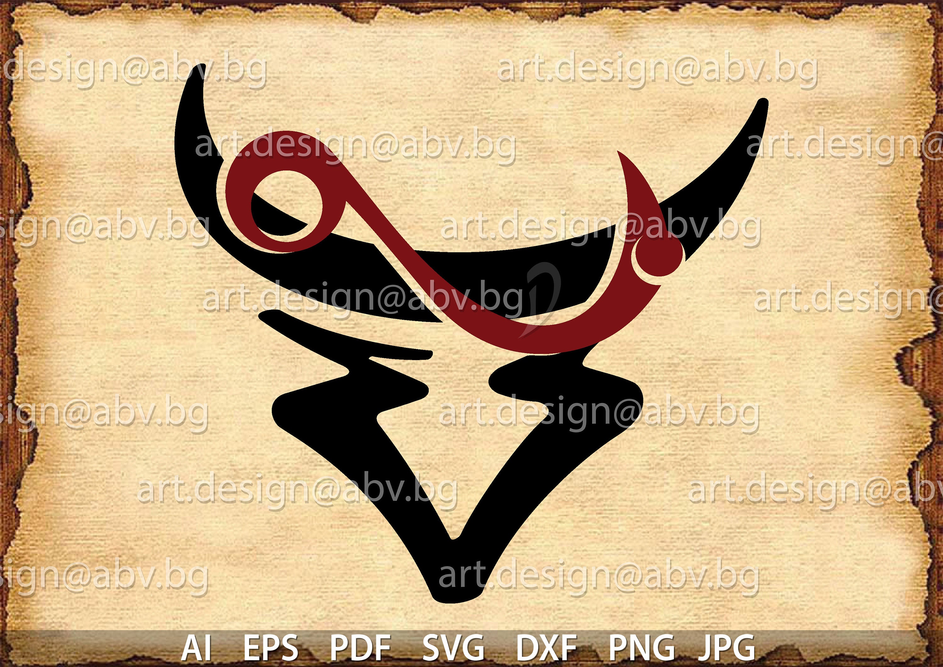 Vector ZODIAC TAURUS AI eps pdf png svg dxf jpg Image | Etsy