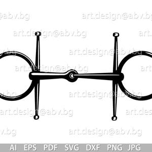 Vector SNAFFLE BIT, Horse, AI, Eps, Png, Pdf, Dxf, Svg, Jpg Download ...