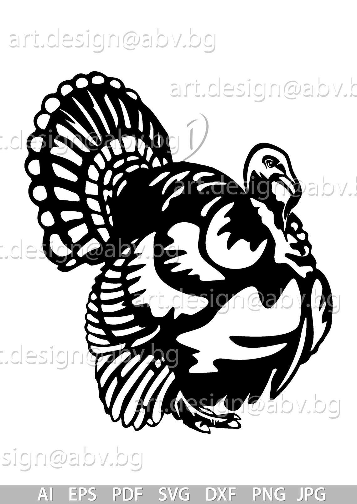 Vector TURKEY AI PNG Eps Pdf Svg Dxf Jpg Download - Etsy