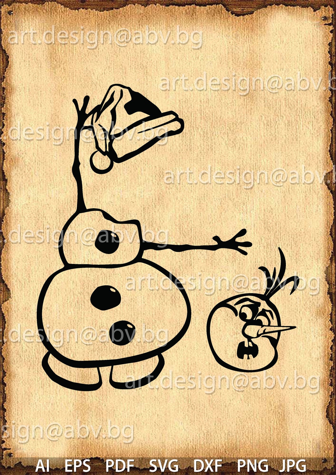 Vector SNOWMAN, Ai, Eps, Pdf, Svg, Dxf, Png, Jpg Download, Digital ...