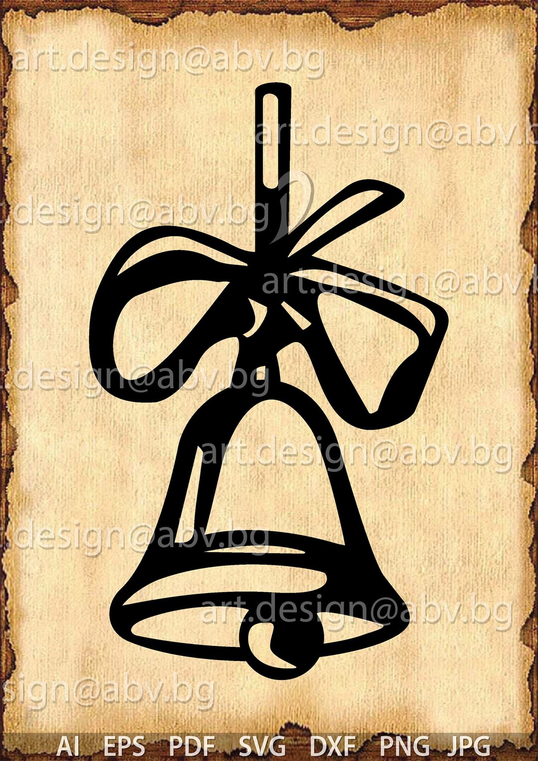 Vector BELL, AI, PNG, Eps, Pdf, Svg, Dxf, Jpg Instant Download ...