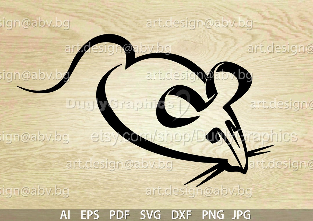 Vector MOUSE, AI, PNG, Eps, Pdf, Svg, Dxf, Jpg Download Files, Digital ...