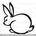 Vector RABBIT, Jump, AI, Eps, PNG, Pdf, Svg, Dxf, Jpg Download, Digital ...