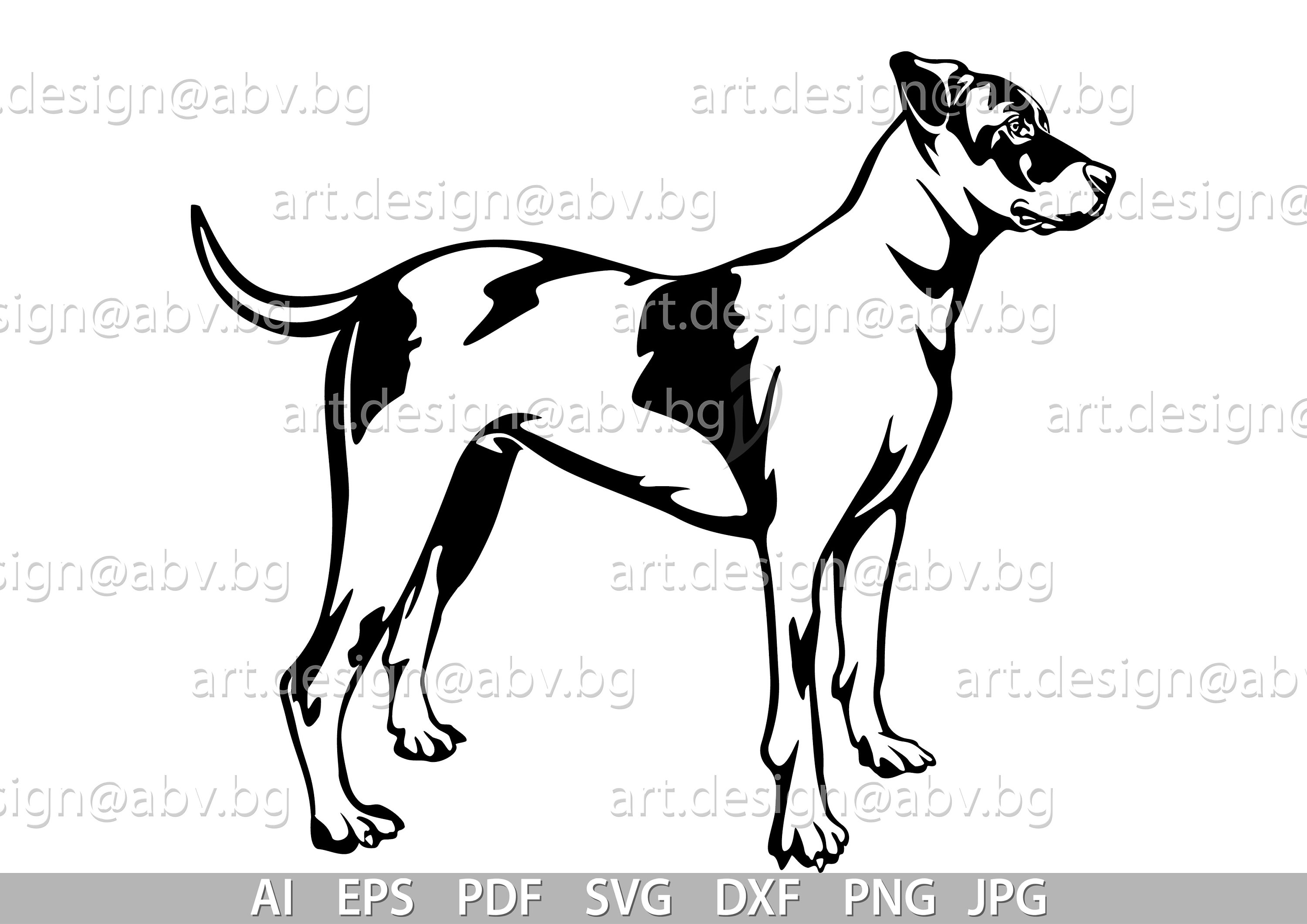 Vector DOG Pig Dog AI Png Pdf Eps Svg Dxf Jpg - Etsy Hong Kong