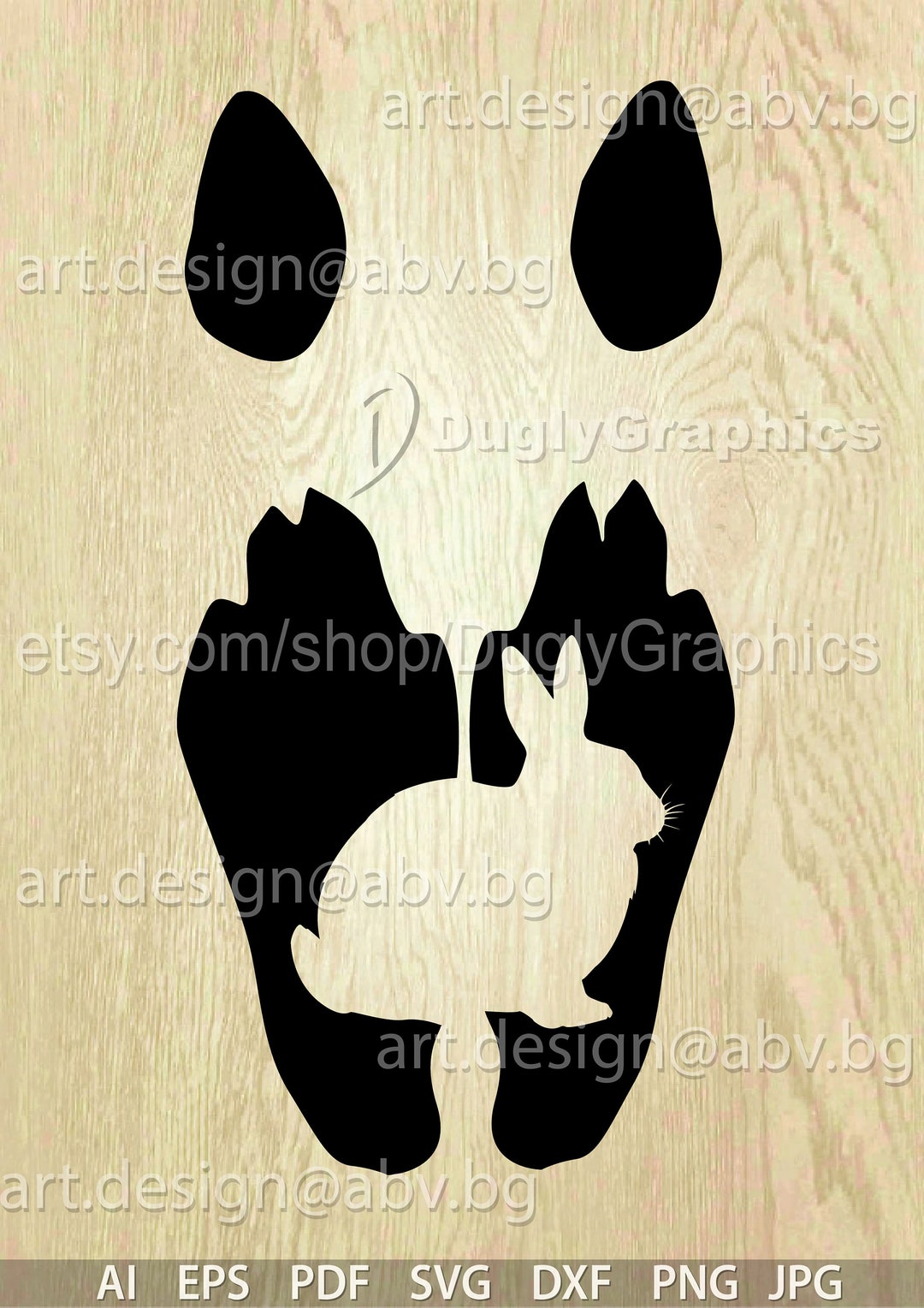 Vector STEP RABBIT, AI, Eps, Pdf, Png, Svg, Dxf, Jpg Image Graphic ...