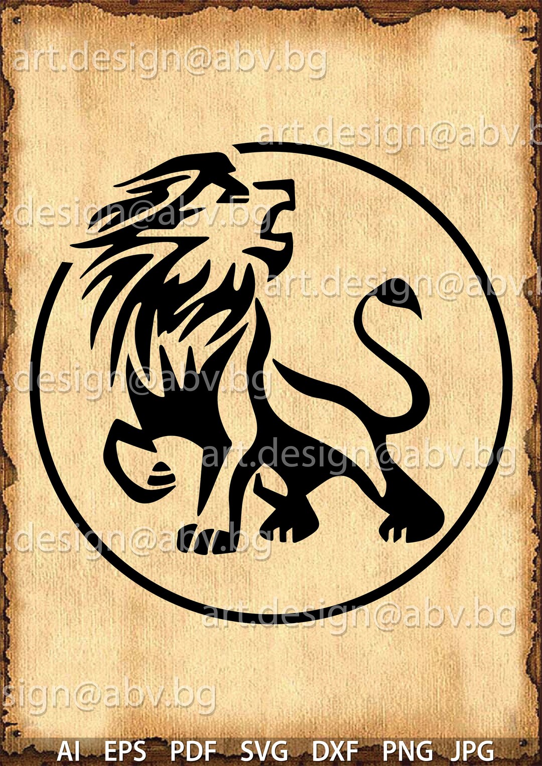 Vector ZODIAC-LEO, AI, Eps, Pdf, Svg, Dxf, Png, Jpg Image Graphic ...