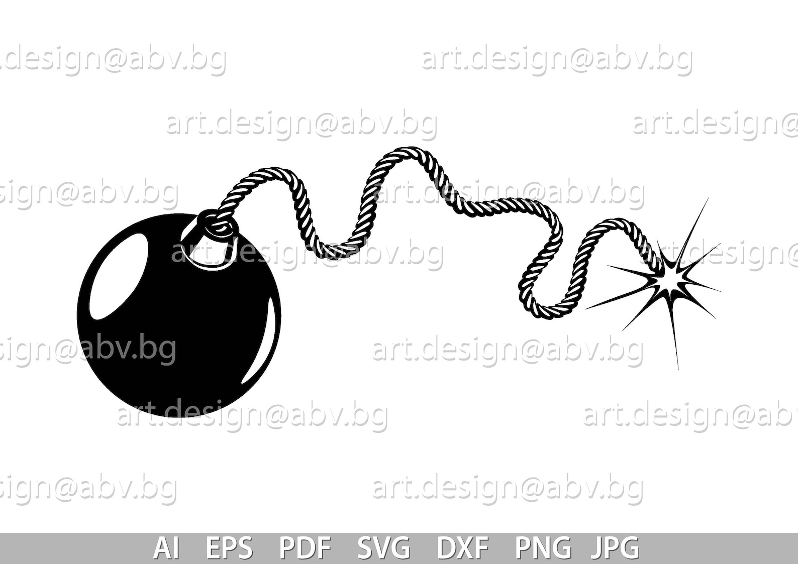 Vector BOMB AI PNG Eps Pdf Svg Dxf Jpg Download - Etsy