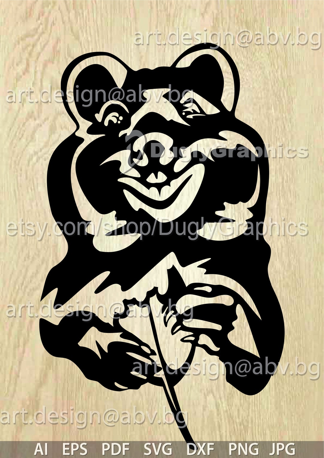 Quokka With Leaf Vector Image (digital Download) - Etsy