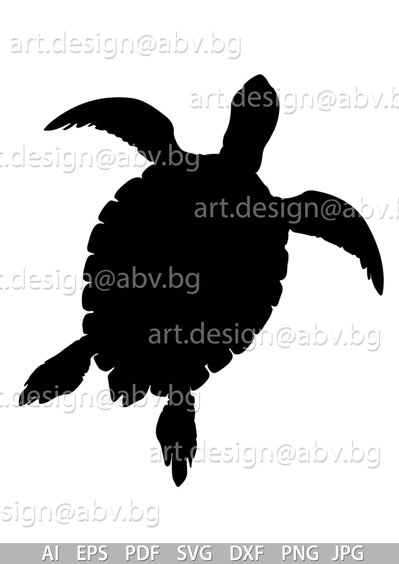 Vector TURTLE SVG Dxf Ai Eps Pdf Png Jpg Download - Etsy